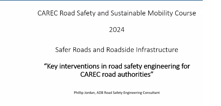 Advancing Road Safety and Sustainable Mobility with CAREC-CAREC ...